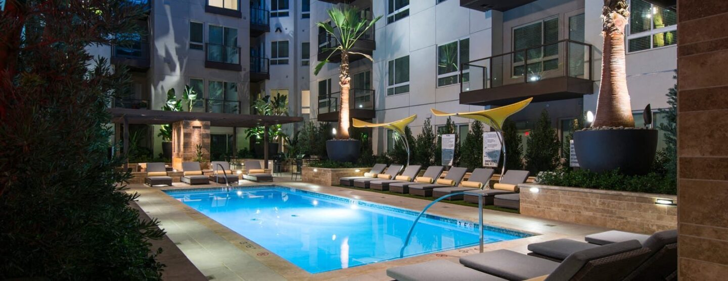 High-Rise Apartments in Downtown Los Angeles, CA